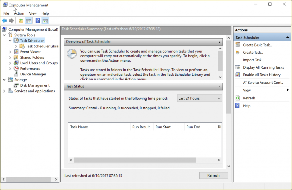 Descripción general de los archivos.msc de Windows