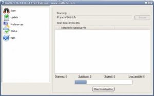 Protección antivirus Quttera