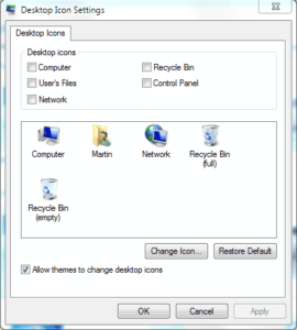 Consejos sobre los iconos de Mi PC