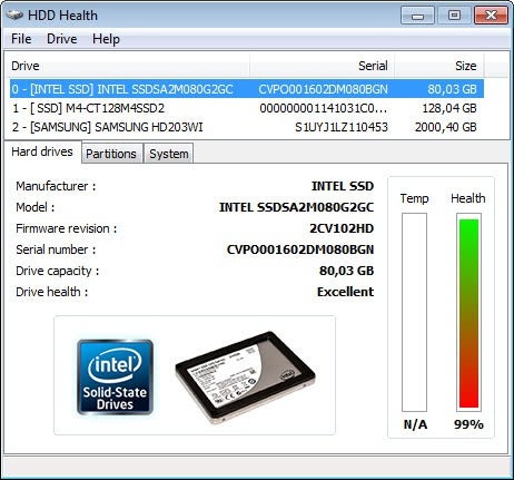 Compruebe sus discos duros con HDD Health