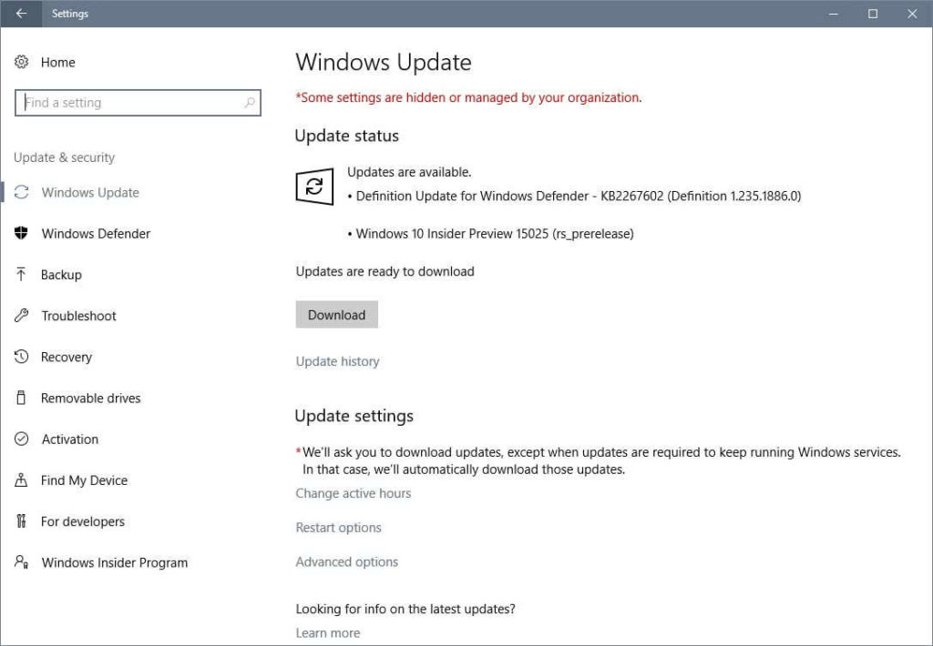 Windows 10 Insider Build 15025 es todo sobre errores y correcciones