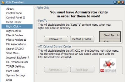 XdN Tweaker para Windows