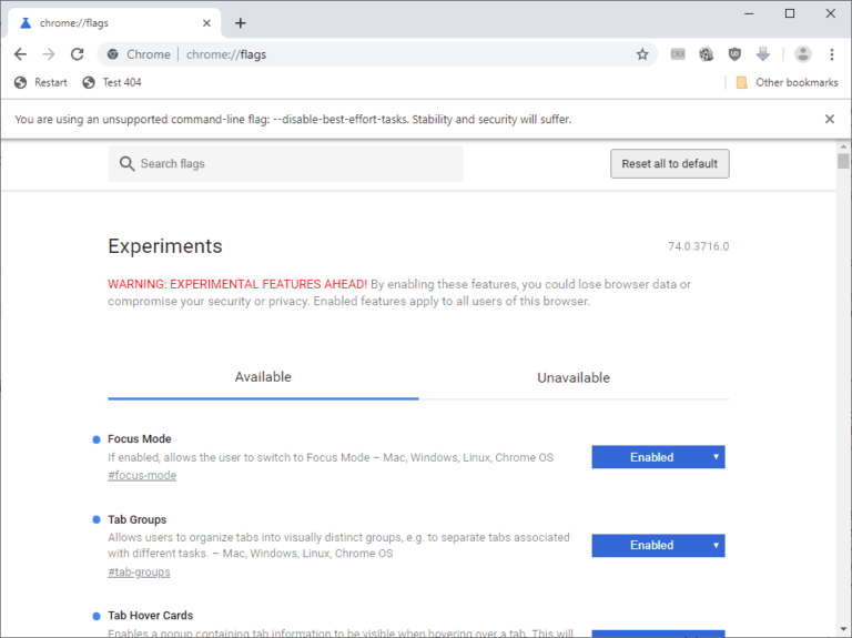 Google Chrome puede obtener un modo de enfoque pronto