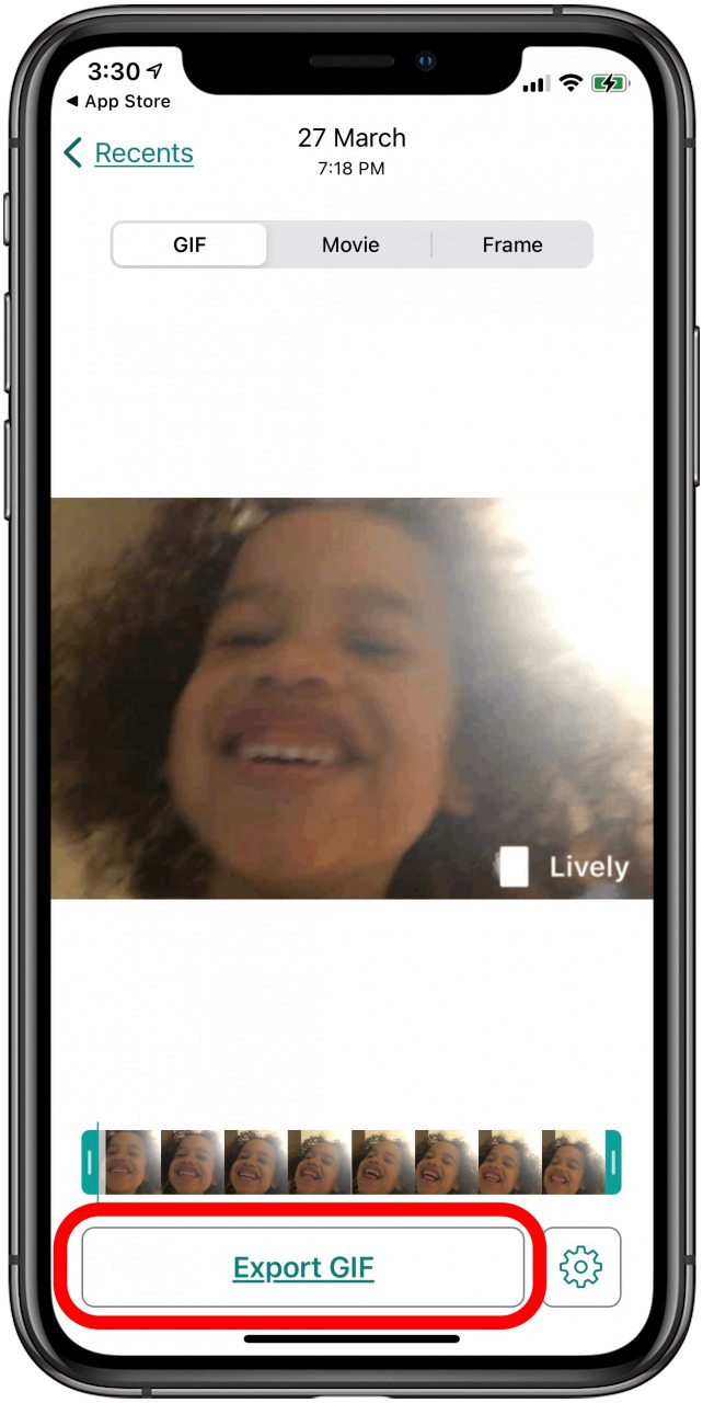 Cómo hacer un GIF a partir de una foto en vivo en su iPhone con Lively o la aplicación Fotos ...