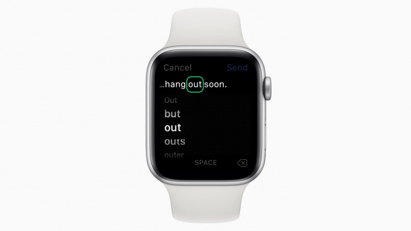 Cómo editar texto en un Apple Watch usando Scribble